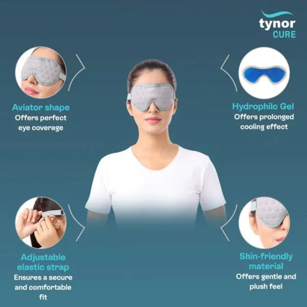 Tynor Eye Cool Pack – Cold Therapy for Puffy Eyes & Headache Relief ...